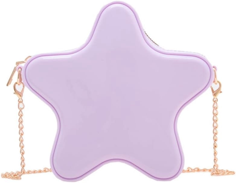Star Shaped Crossbody Bag Cute Girls Star Shoulder Messenger Purse ...