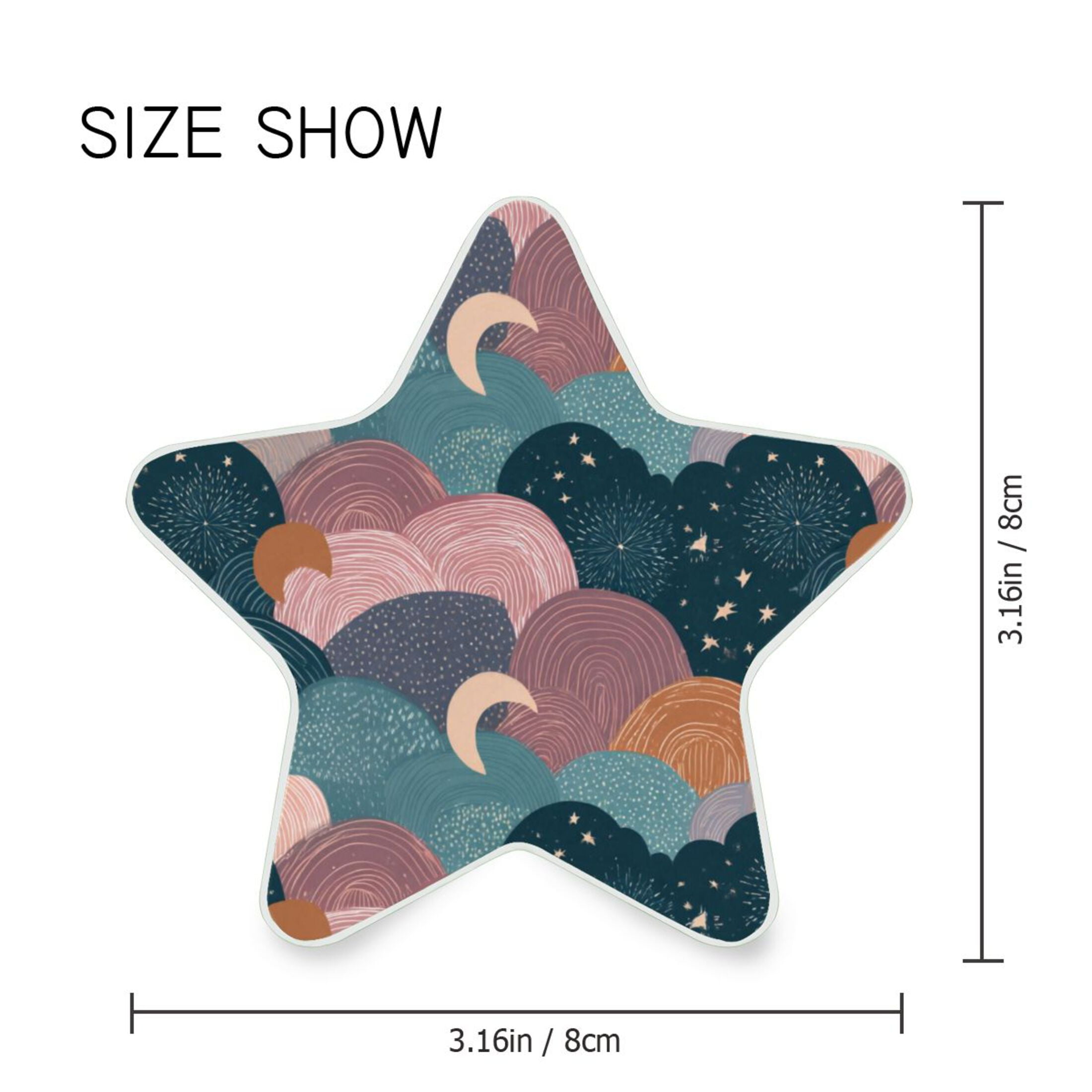 Star Shaped Energy Saving Night Light Living Room Night Light, Bedroom ...
