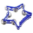 Star Shaped Handbell Tambourine Pentagram Rattle Bell Toy Percussion ...