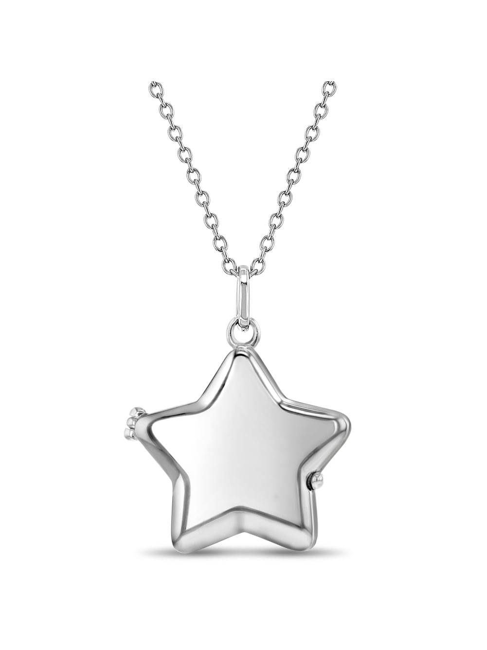 Star Shaped Photo Locket Children's / Girls Pendant/Necklace - Sterling ...