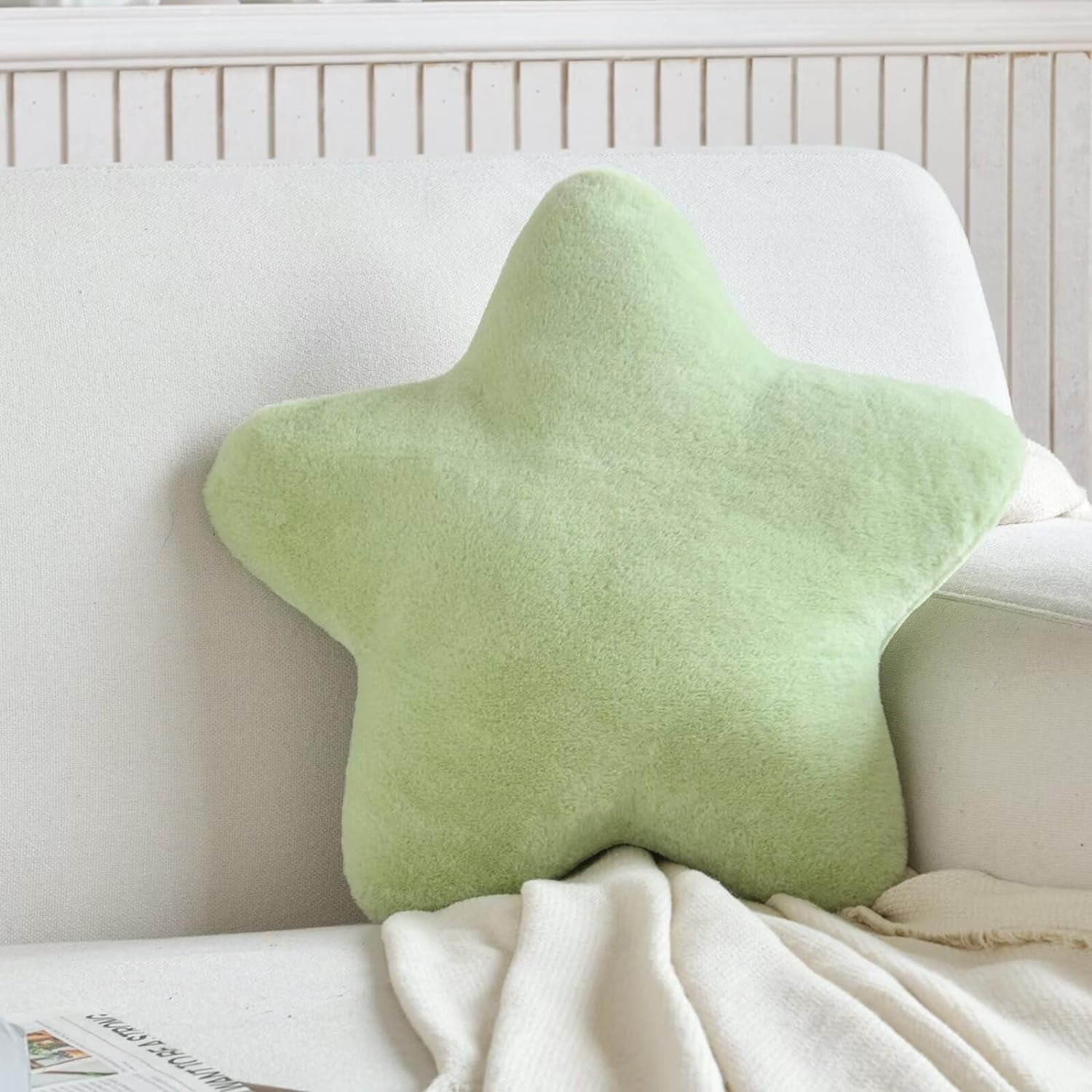 Star Shaped Pillow Decorative Star Cushion for Bed Soft Plush Light ...