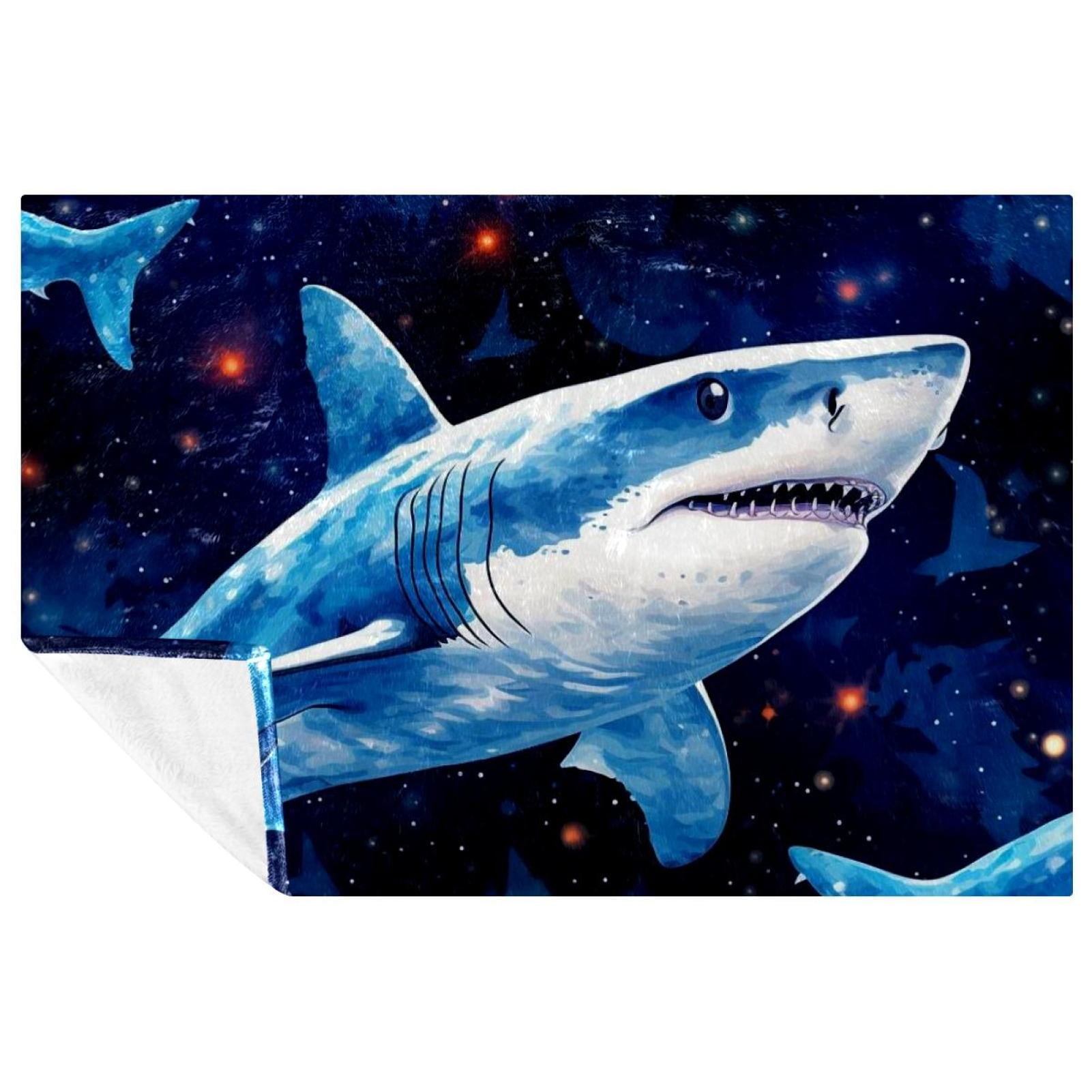 Star Shark Cozy Microfiber Throw Blanket - Soft, Warm, Printed ...
