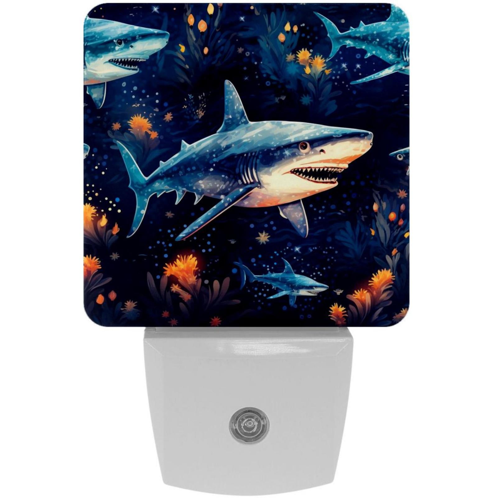 Star Shark LED Square Night Light - Small and Bright Square-shaped LED ...