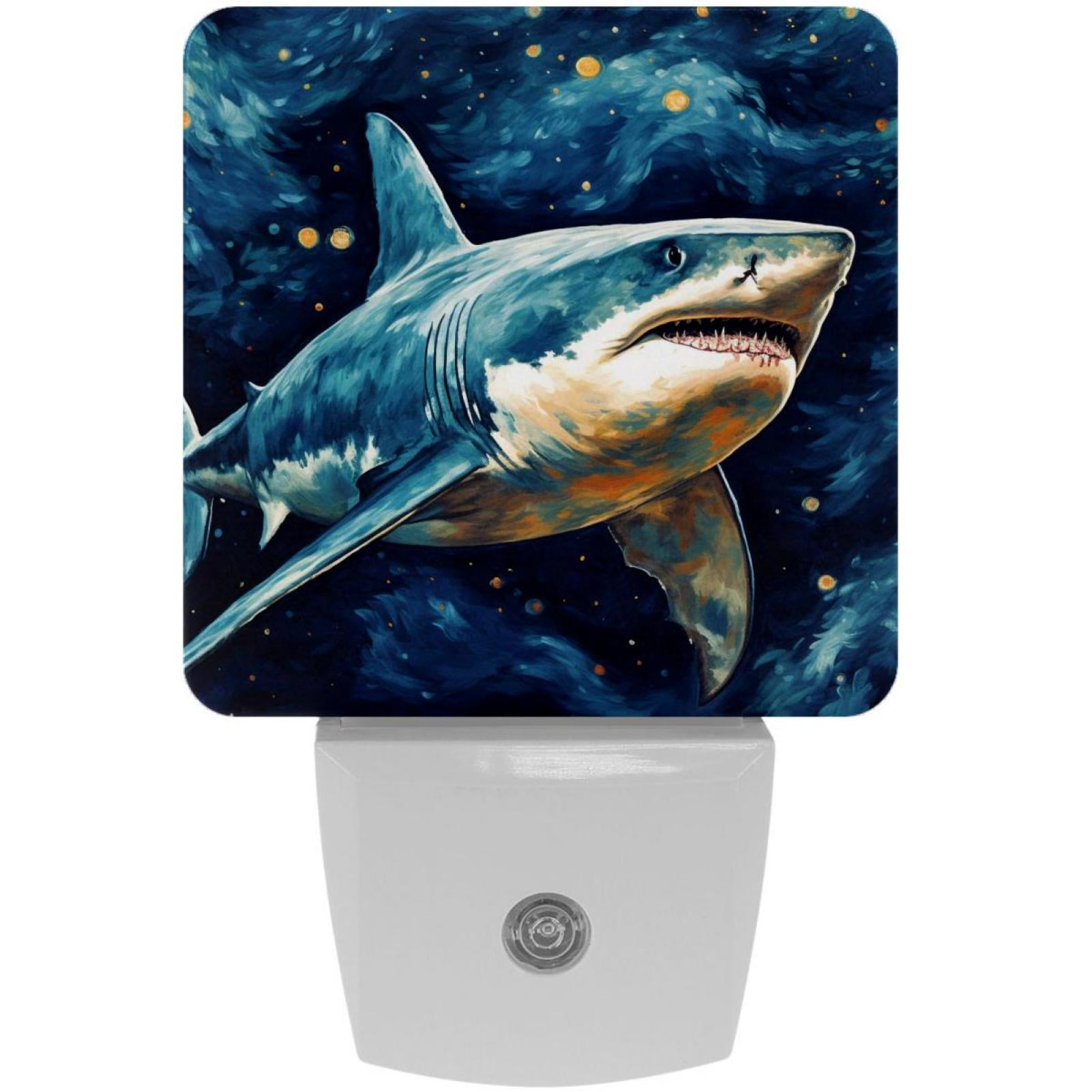 Star Shark LED Square Night Lights - Energy Efficient Bedside Lamp with ...