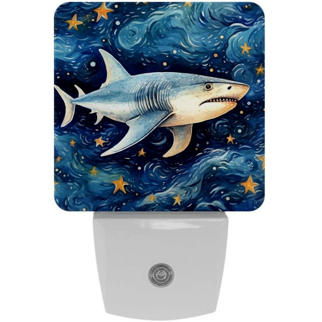 Star Shark LED Square Night Lights - Modern Design, Energy Efficient ...