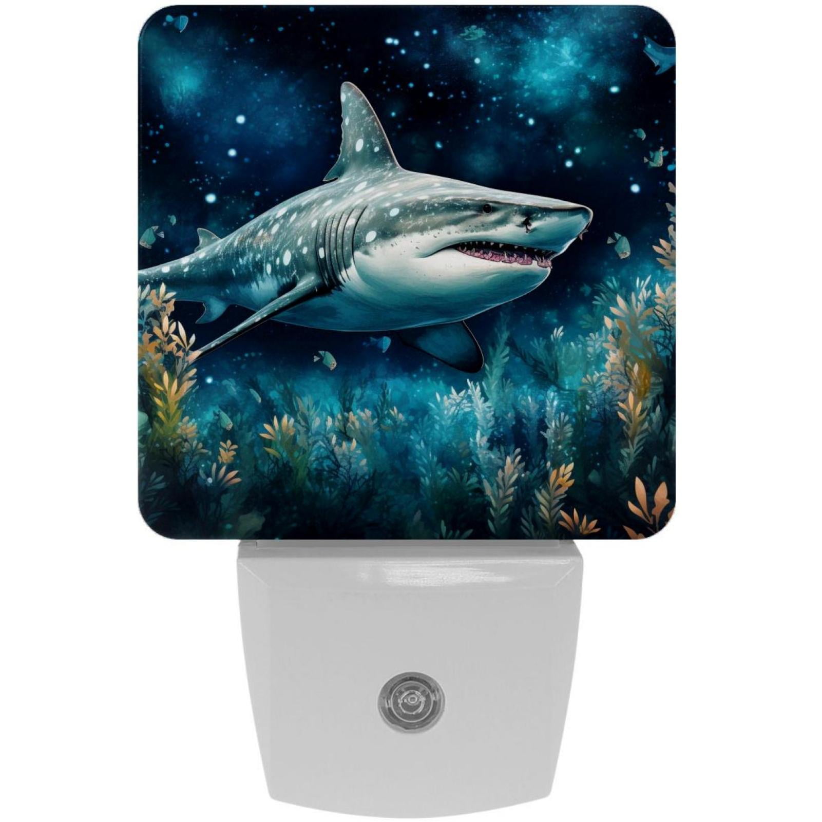 Star Shark LED Square Night Lights - Modern Design, Soft Glow, Energy ...