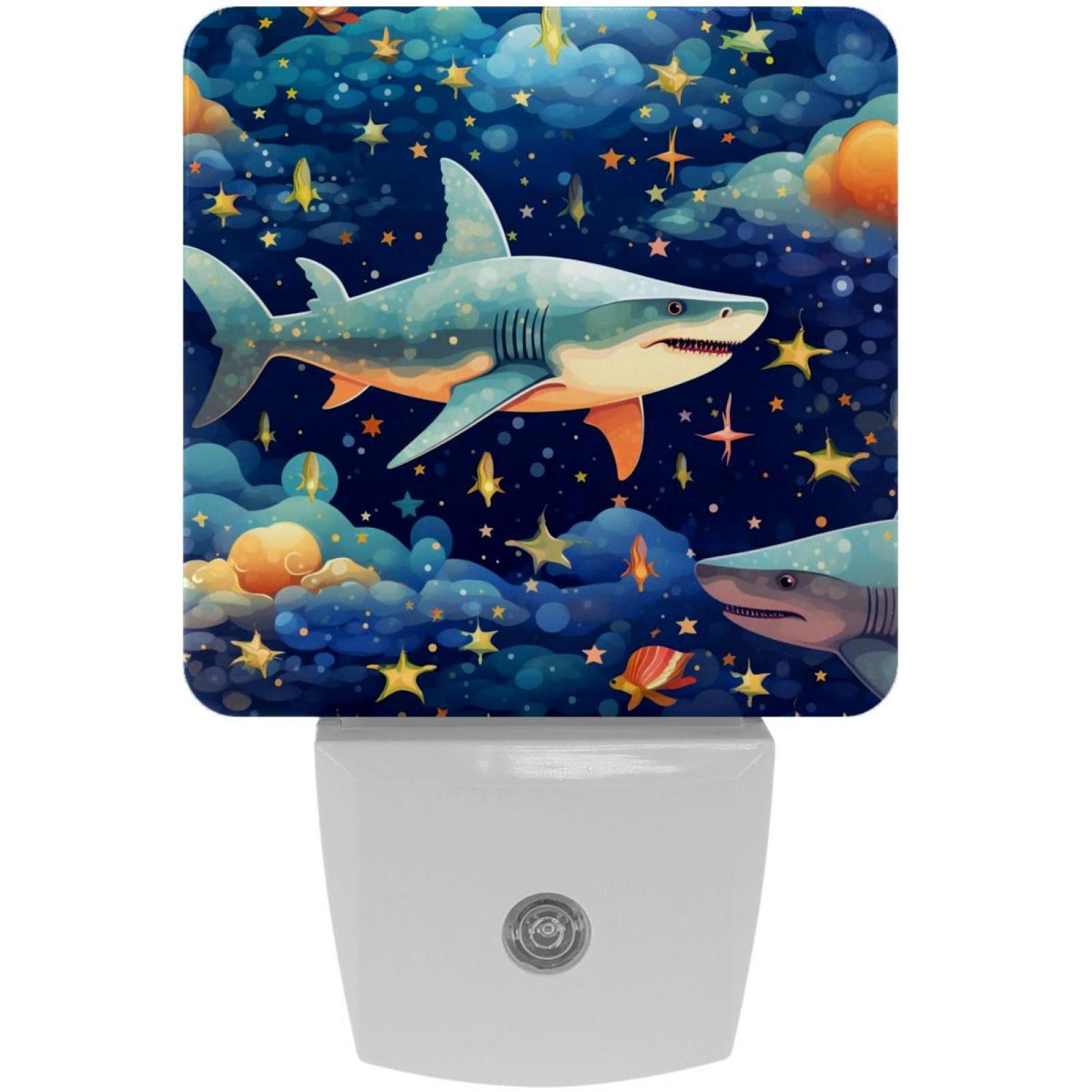 Star Shark LED Square Night Lights- Modern and Energy Efficient Bedside ...