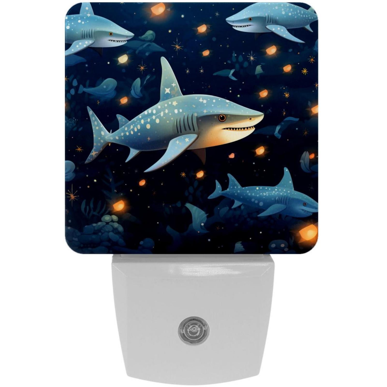Star Shark LED Square Night Lights - Portable and Stylish for Bedroom ...