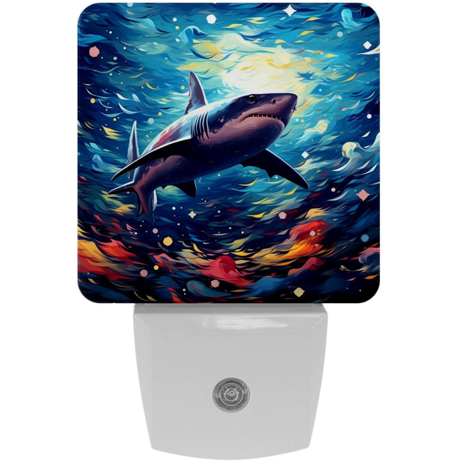 Star Shark LED Square Night Lights - Small and Bright Illumination for ...