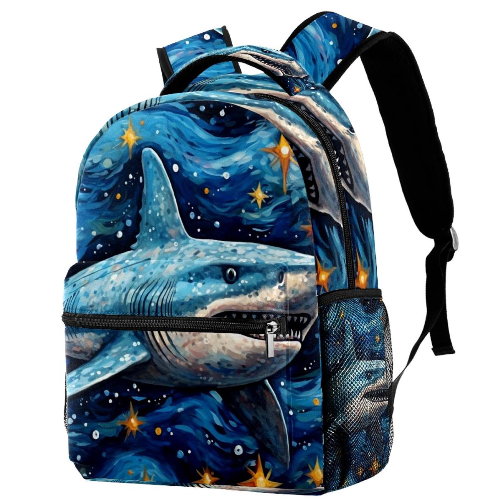 Star Shark Painted Casual Backpacks Lightweight Premium Backpack with 1 ...