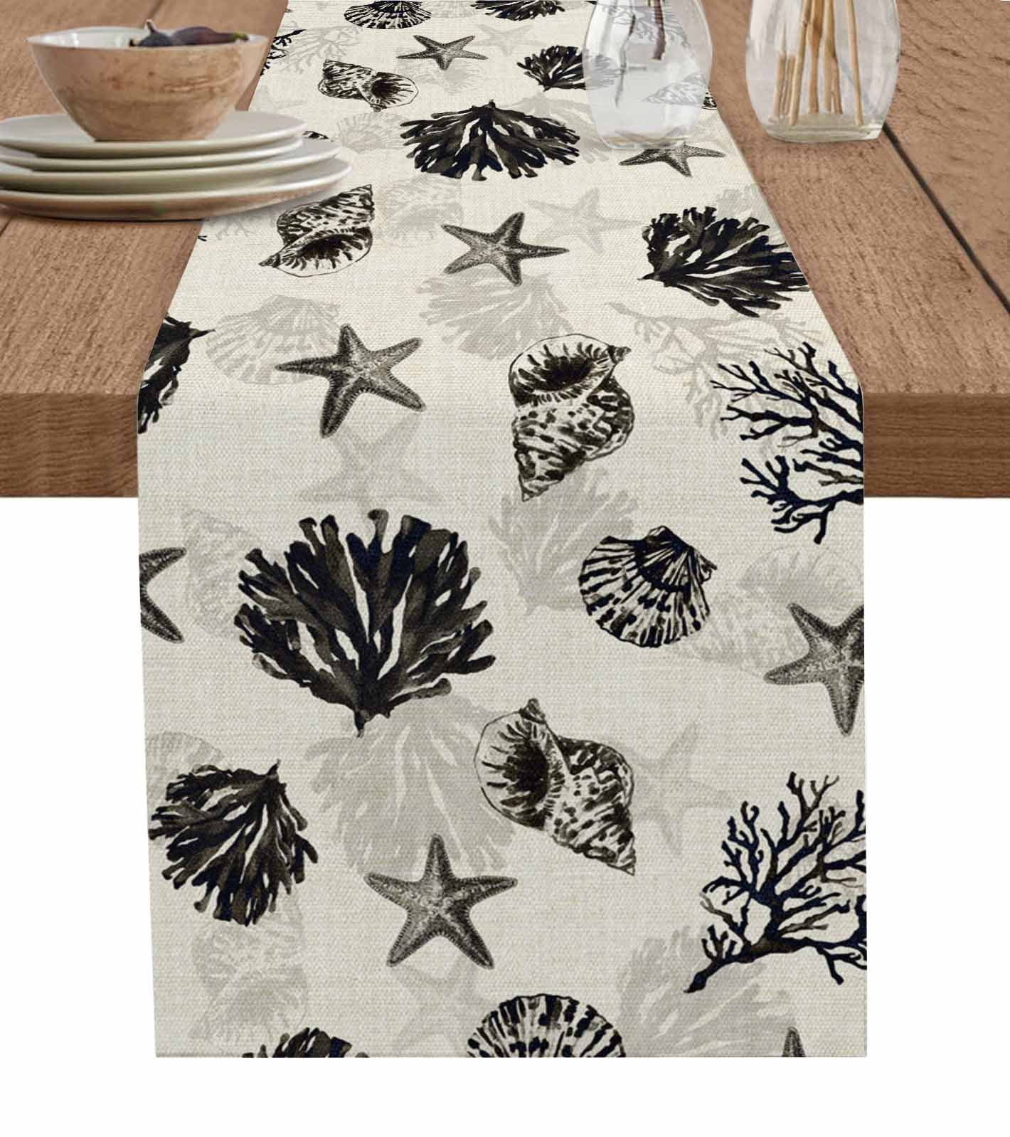 Star Shell Coral Table Runner ration Home r Dinner Table ration Table r ...
