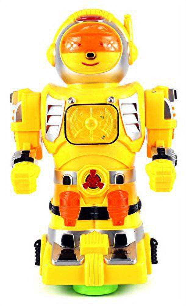 Star Show Robot Battery Operated Bump and Go Toy Robot Figure w ...