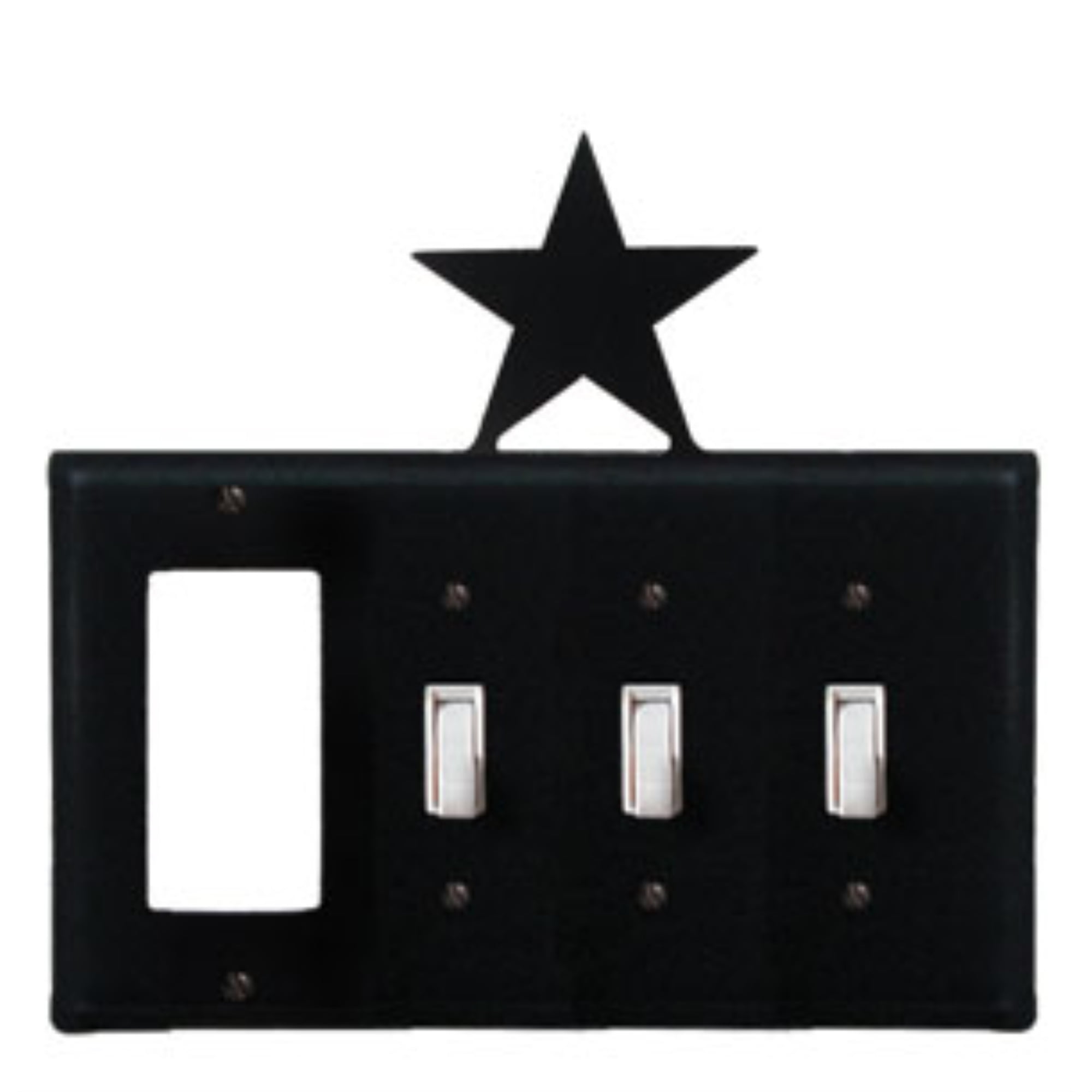 Star - Single GFI and Triple Switch Cover - Walmart.com