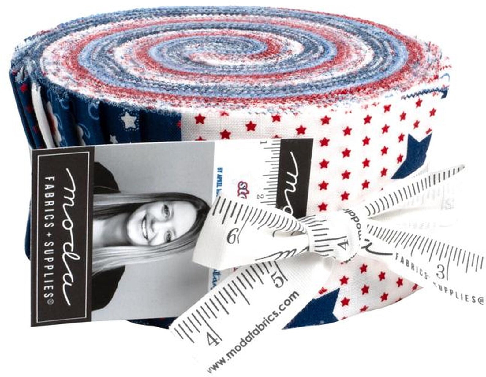 Star Spangled Jelly Roll by April Rosenthal of Prairie Grass Patterns ...