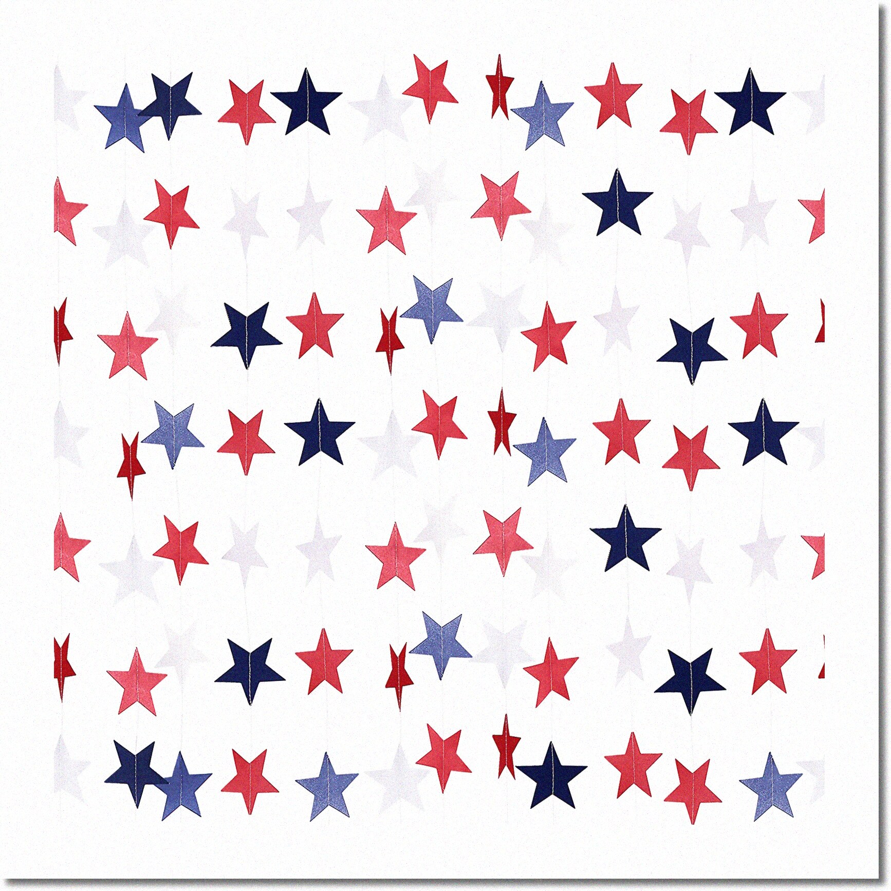 Star-Spangled Strands: The Ultimate Patriotic Garland for Your 4th of ...