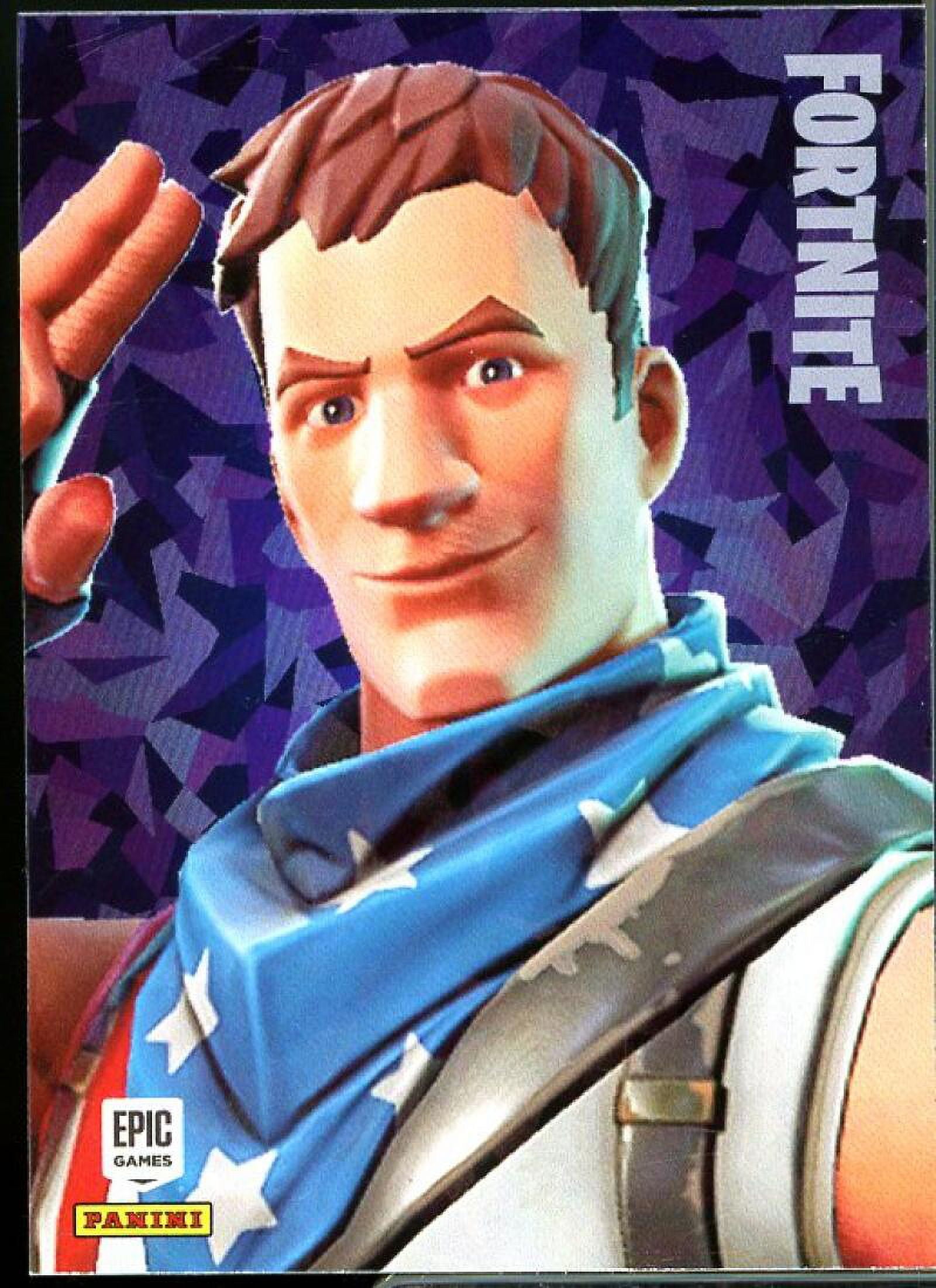 Star-Spangled Trooper USA Card 2019 Panini Fortnite Series 1 Crystal ...
