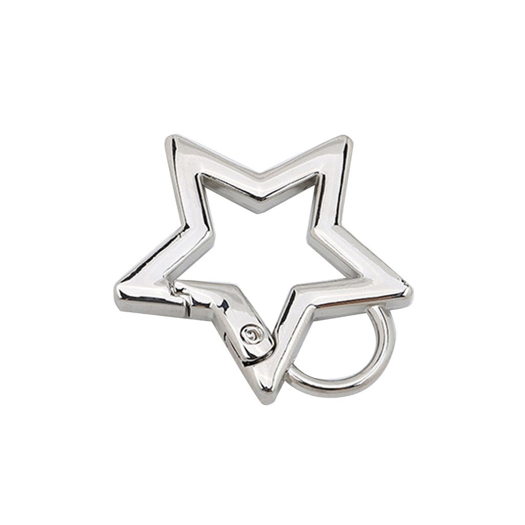 Star Spring O-Ring Openable Trigger Clasps Clip Craft Bag Connect ...