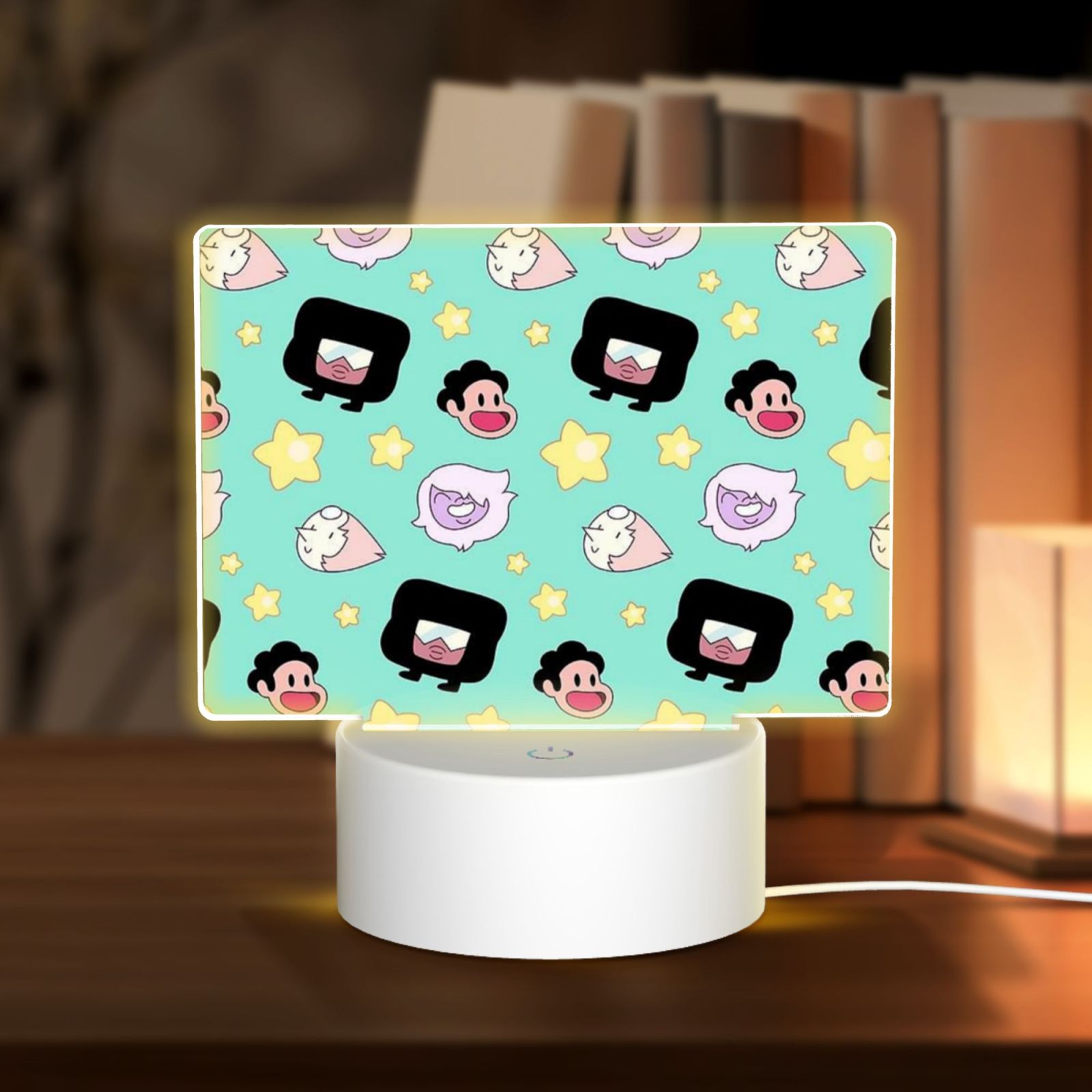 Star Steven Universe Garnet Rectangular Acrylic Night Light USB Cable ...