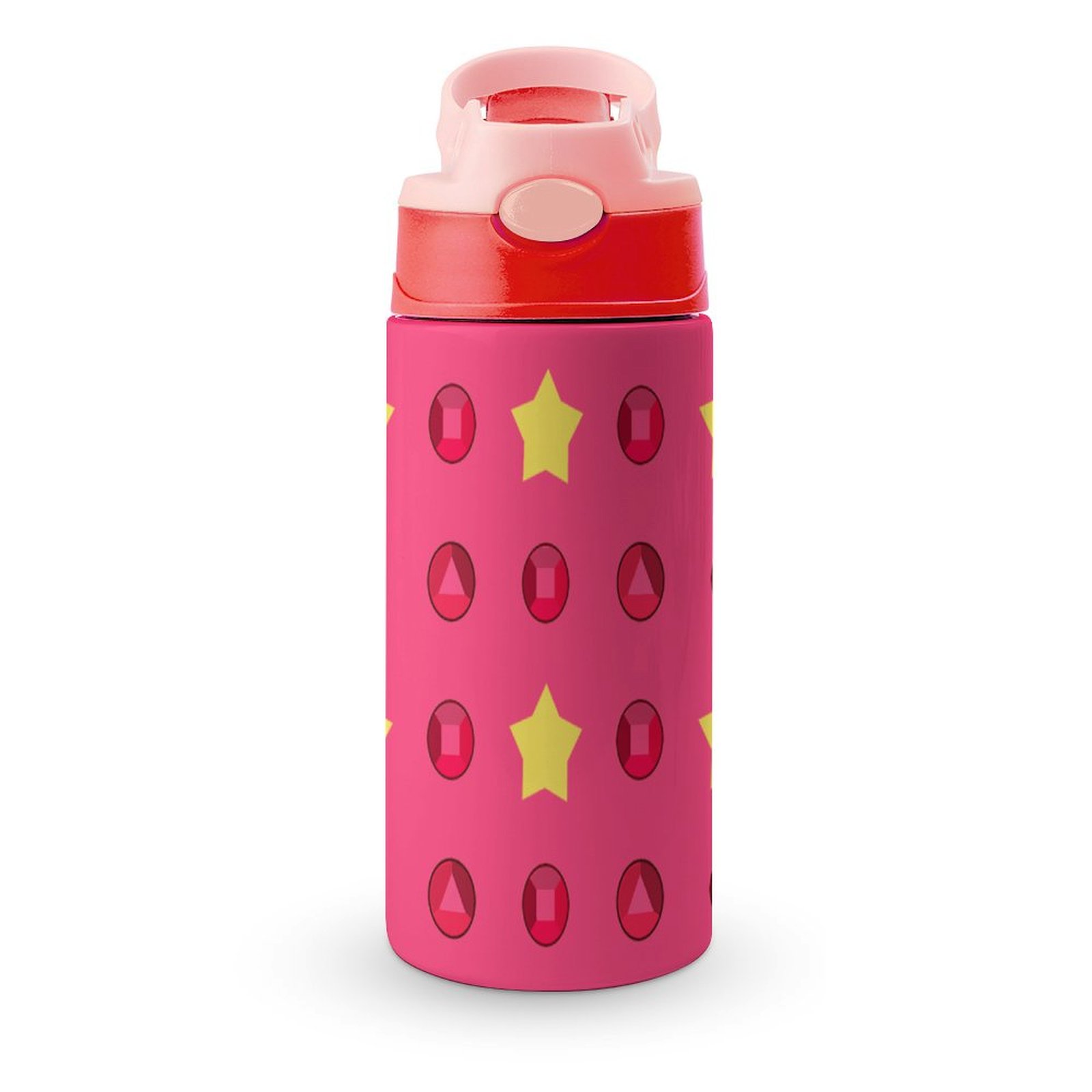 Star Steven Universe Kid's Insulated Water Bottle With Straw Vacuum ...