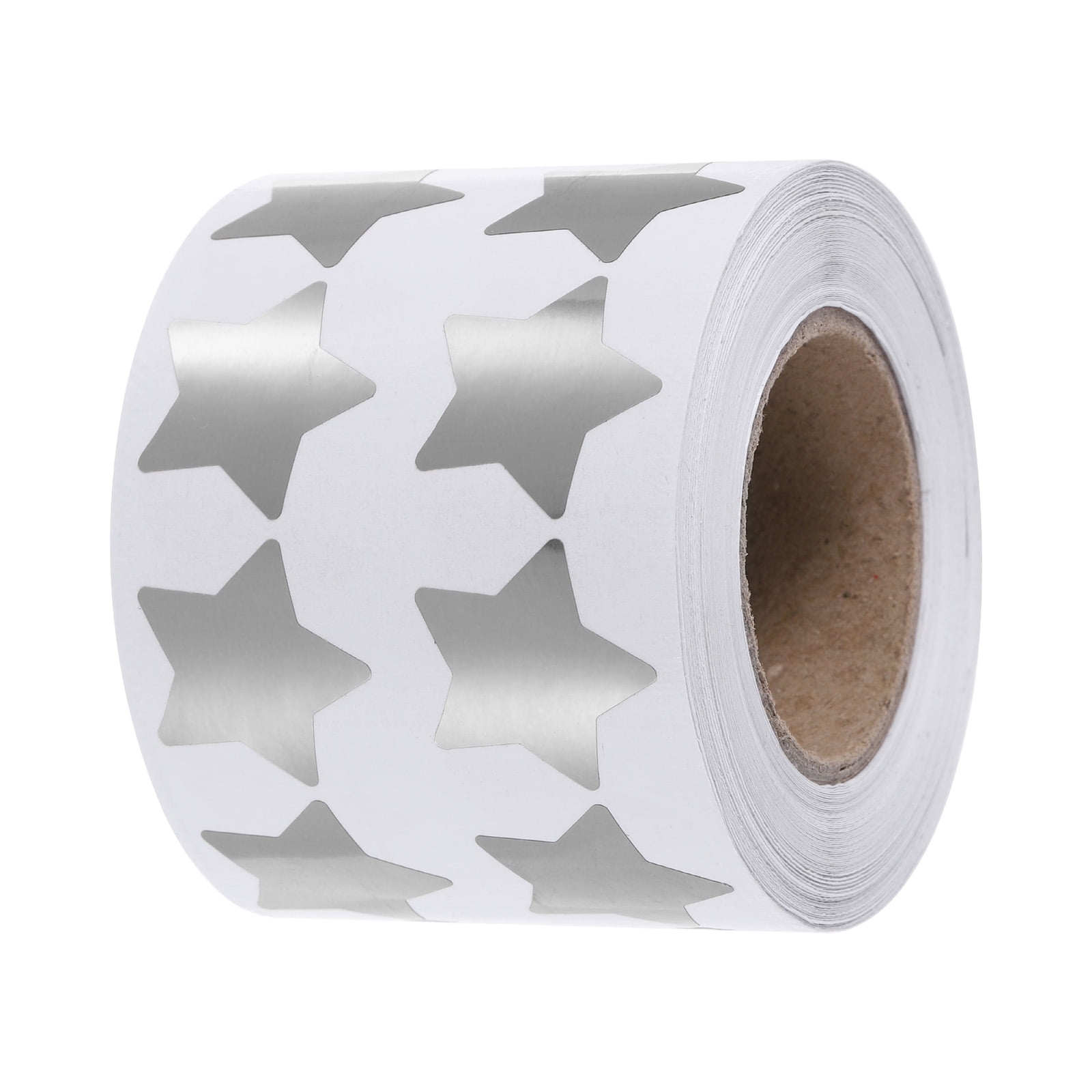 Star Stickers 1 Inch Bright Silver Stars 1 Roll 1000pcs Stickers ...