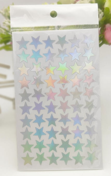 Star Stickers, 50 PCS 0.6" Foil Star Metallic Stickers, Star Stickers ...