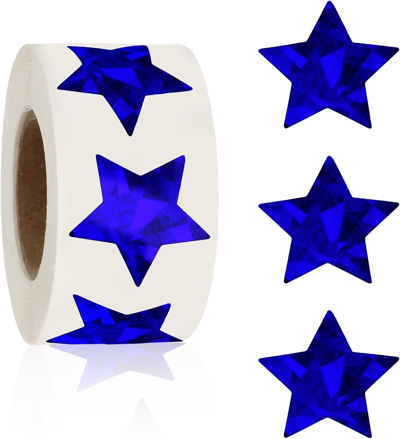 Star Stickers, 500 PCS Holographic Gold Star Stickers, 1 Inch Self ...