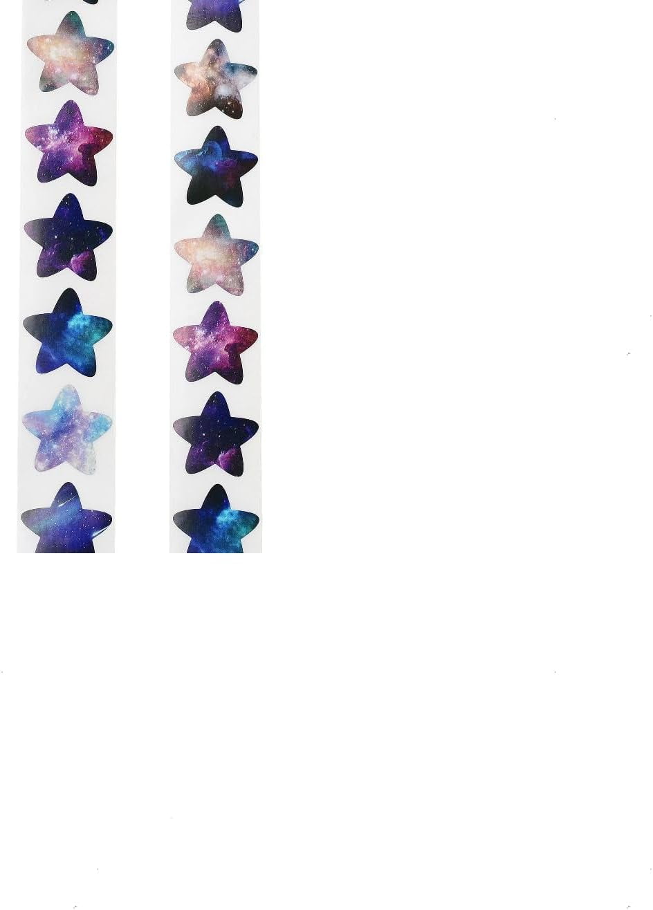 Star Stickers for Reward 500Pcs Indigo Rainbow Star Stickers Roll Self ...