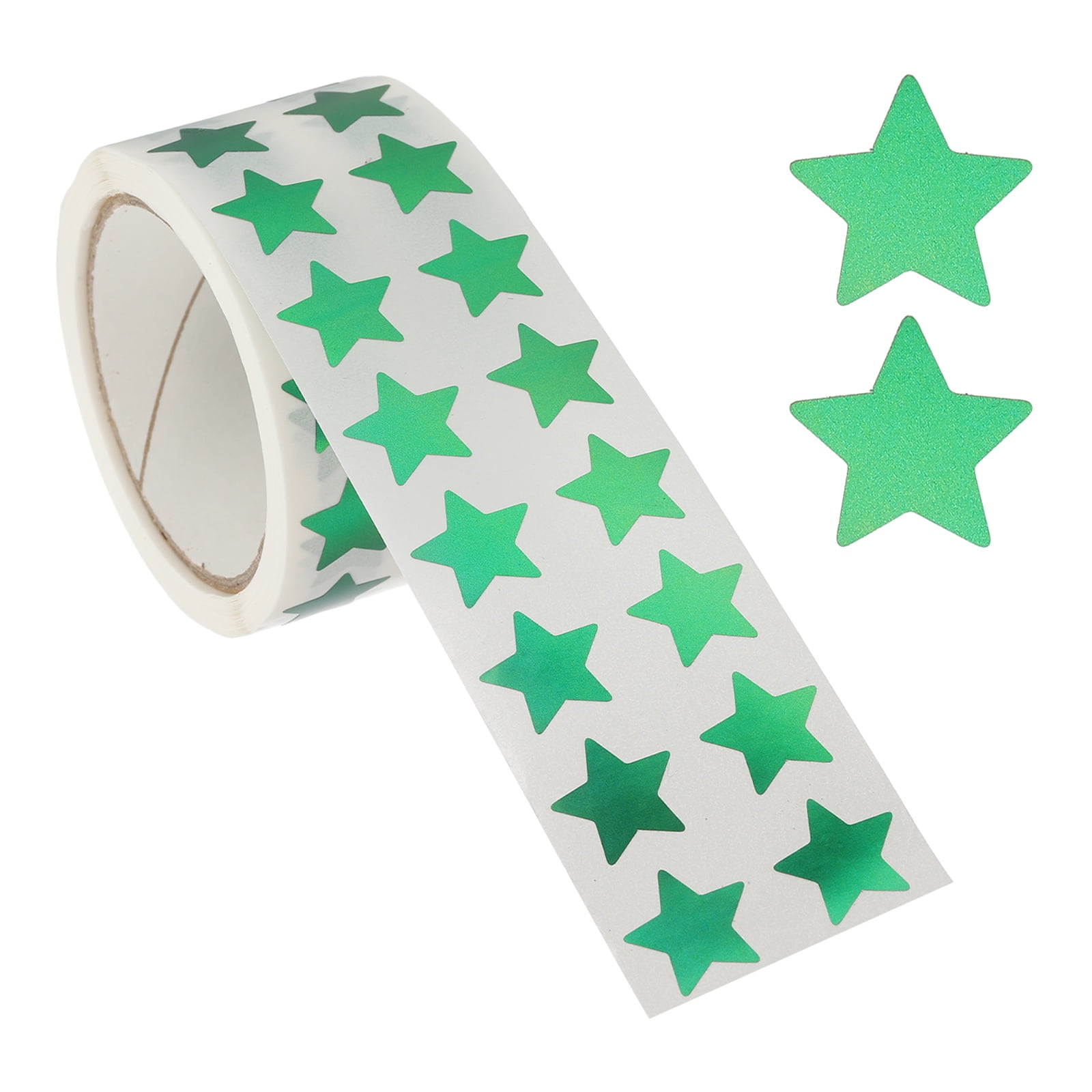 Star Stickers Roll 1/2", 1000 Pcs Metallic Foil Stars Self-Adhesive ...