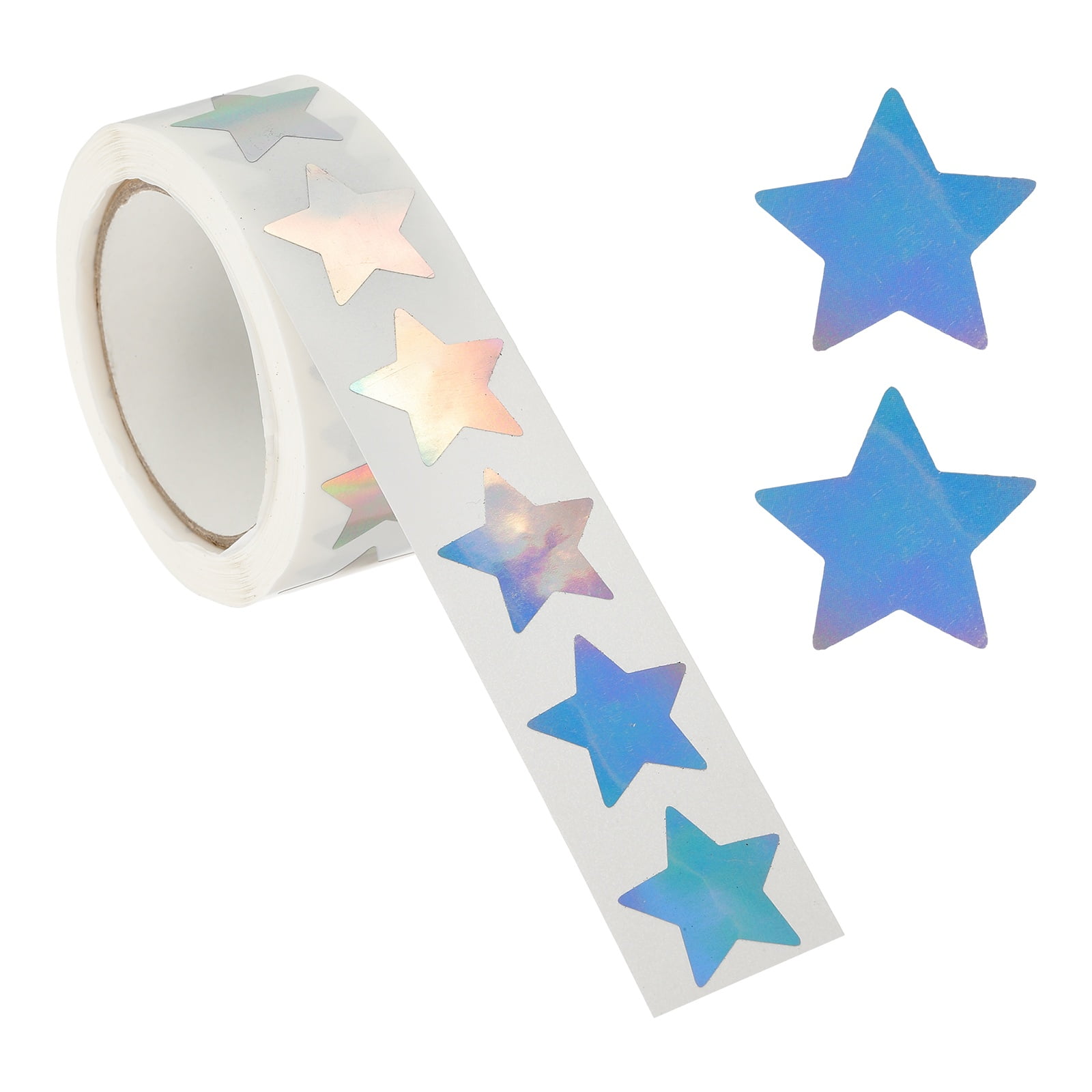 Star Stickers Roll 3/4", 500 Pcs Metallic Foil Stars Self-Adhesive ...