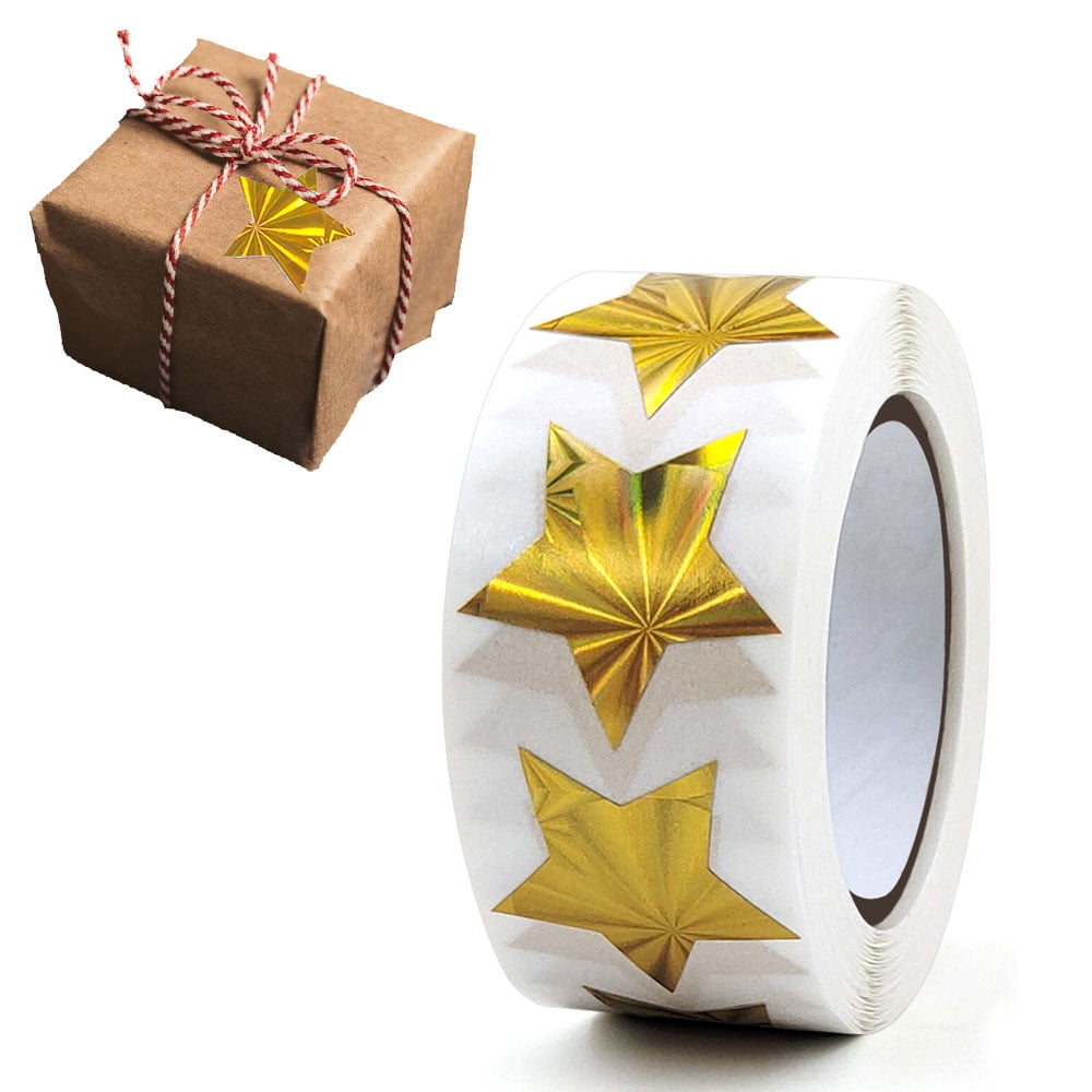 Star Stickers for Kids Reward, 500 pcs Star Stickers Roll for Wall ...