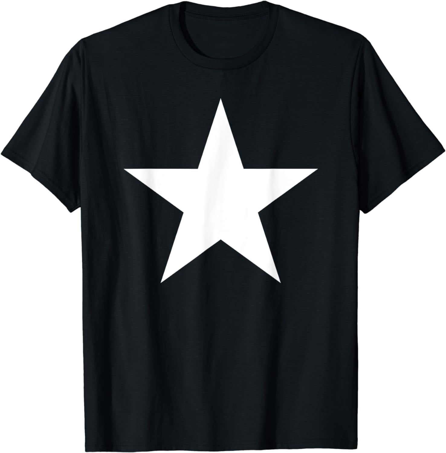 Star Tee ShirtsBig White Star T Shirt - Walmart.com