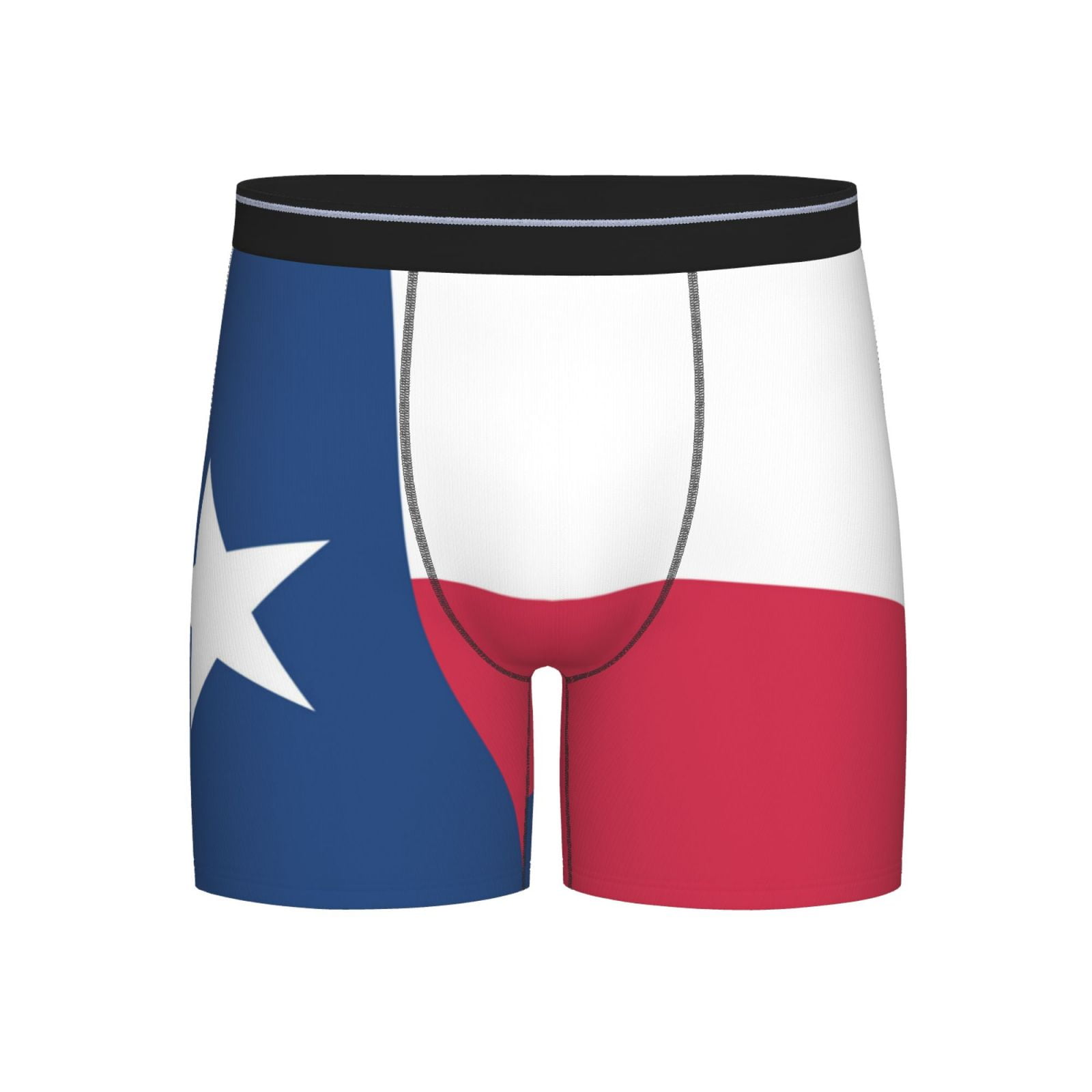 Star-Texas-Flag Boxer Briefs Novelty Underwear With Fly Underwear For ...