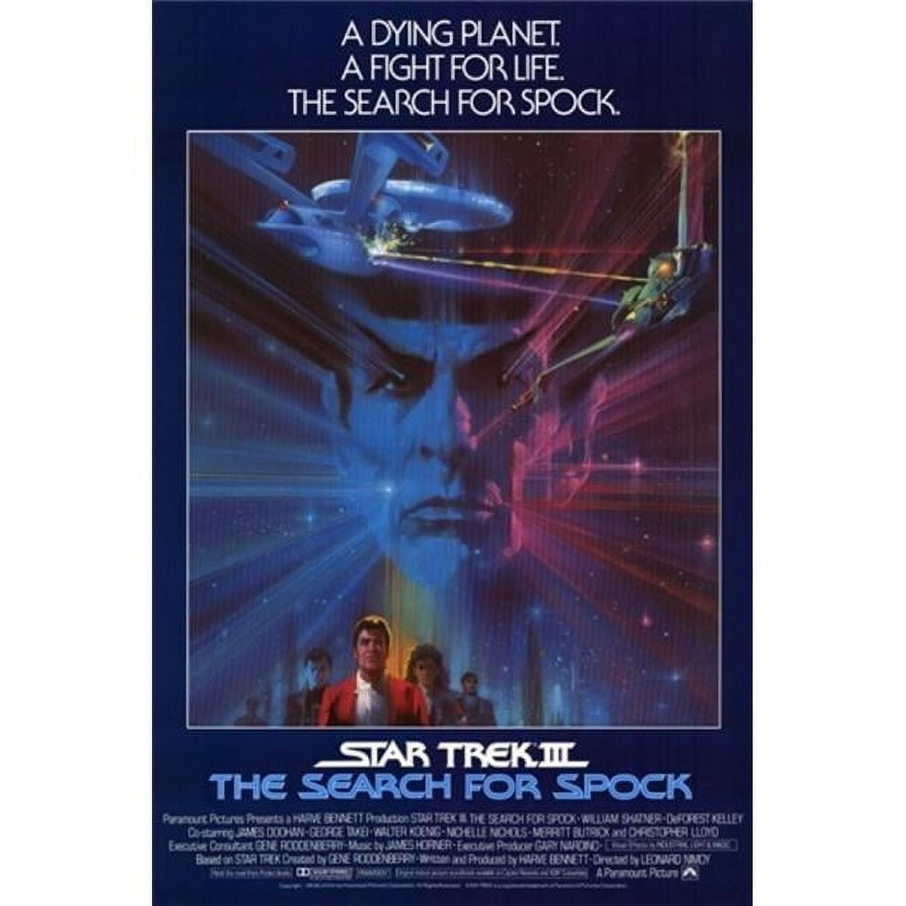 Star Trek 3 the Search for Spock Movie Poster 11 x 17 - Walmart.com