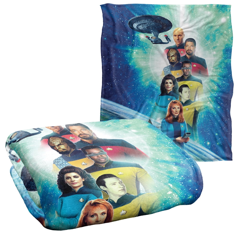 Star Trek 30 Crew Officially Licensed Silky Touch Super Soft Throw ...