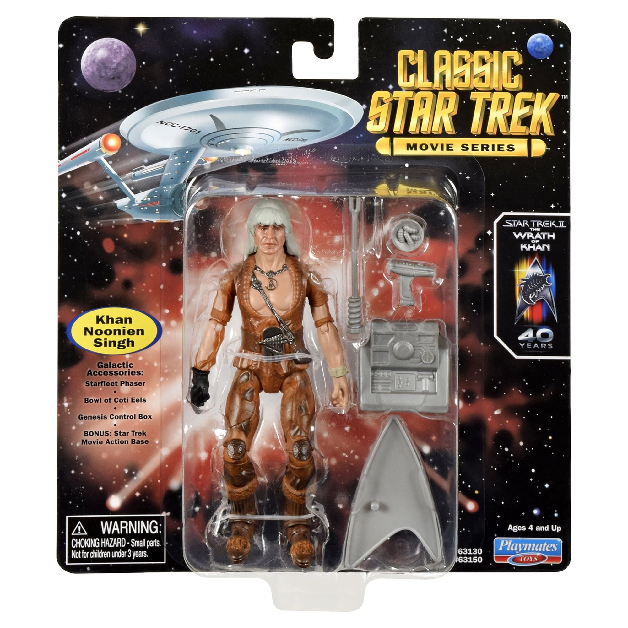 Star Trek 5" Khan Noonien Singh (Wrath of Khan) Action Figure - Walmart.com