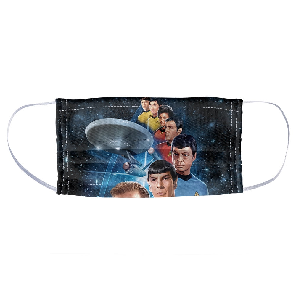Star Trek Among the Stars 1-Ply Reusable Face Mask Covering, Unisex ...