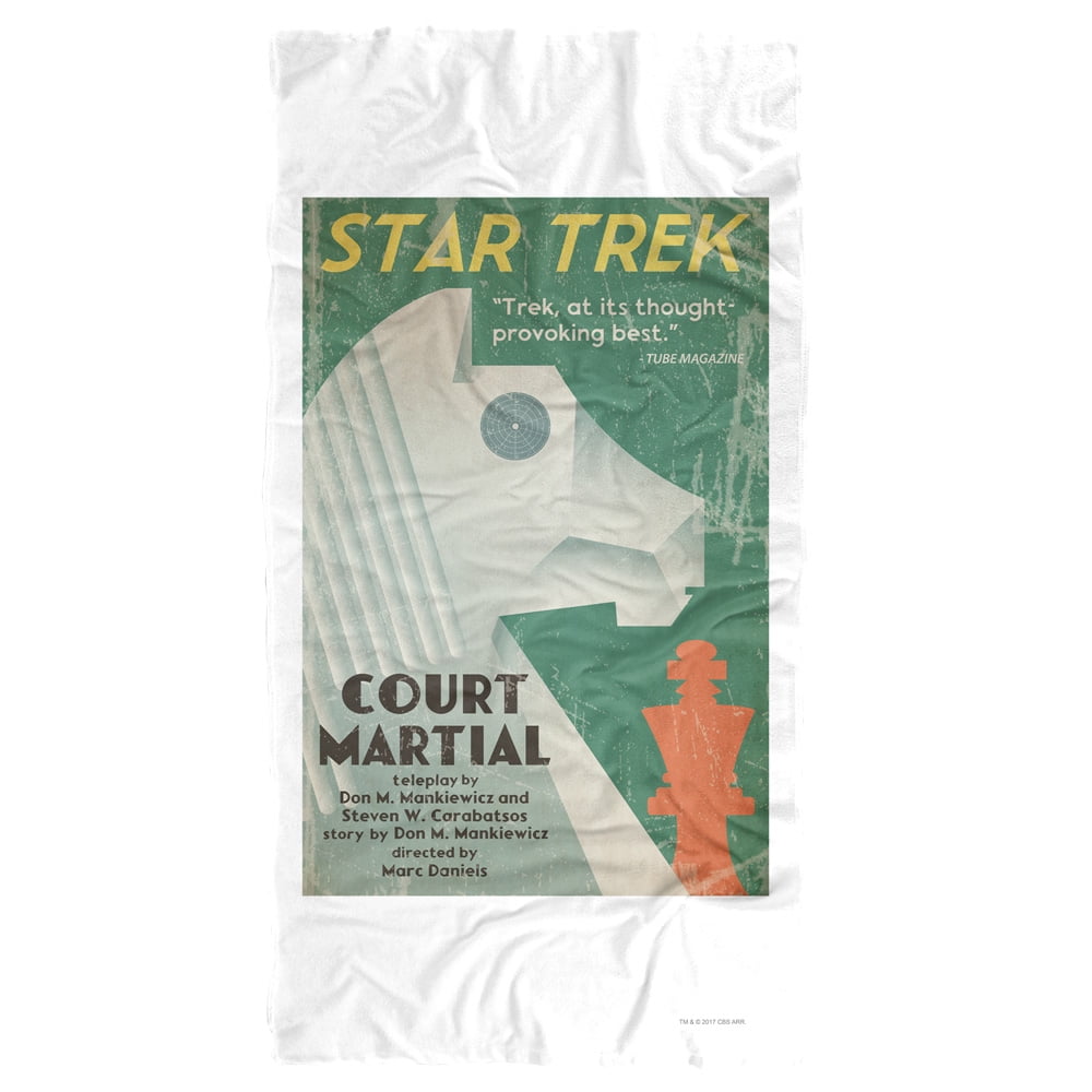 Star Trek Beach Towel, 30"x60" TOS Episode 20 Beach Towel - Walmart.com