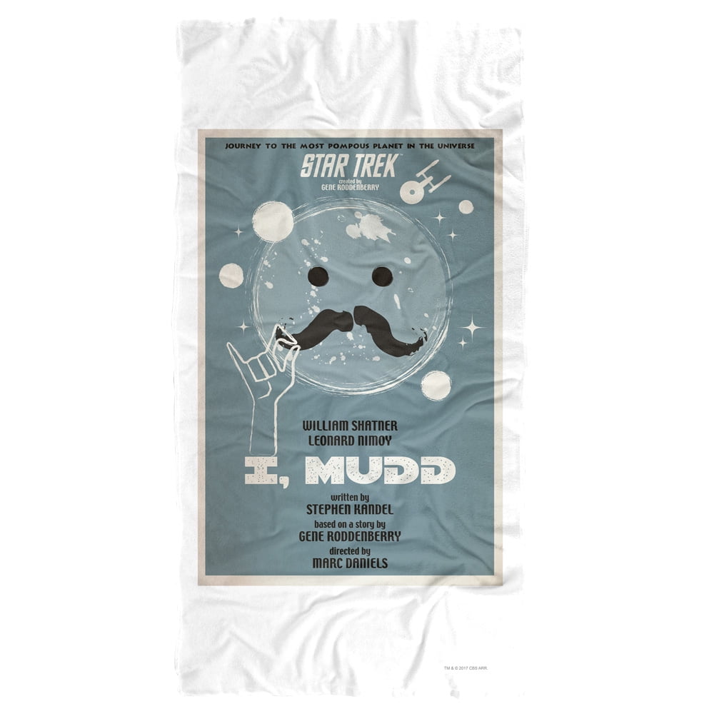 Star Trek Beach Towel, 30"x60" TOS Episode 37 Beach Towel - Walmart.com