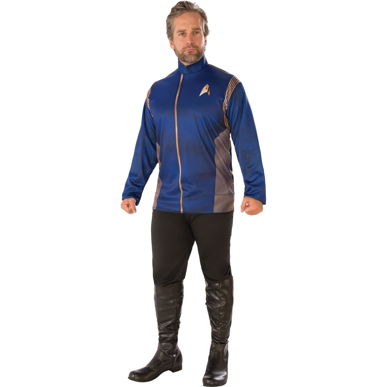 Star Trek Discovery Mens Command Uniform Costume Top - Walmart.com