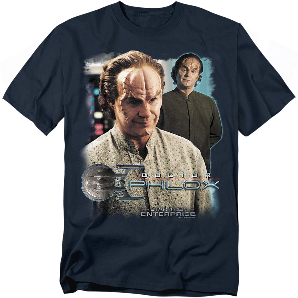 Star Trek Men's Doctor Phlox T-shirt Small Blue - Walmart.com