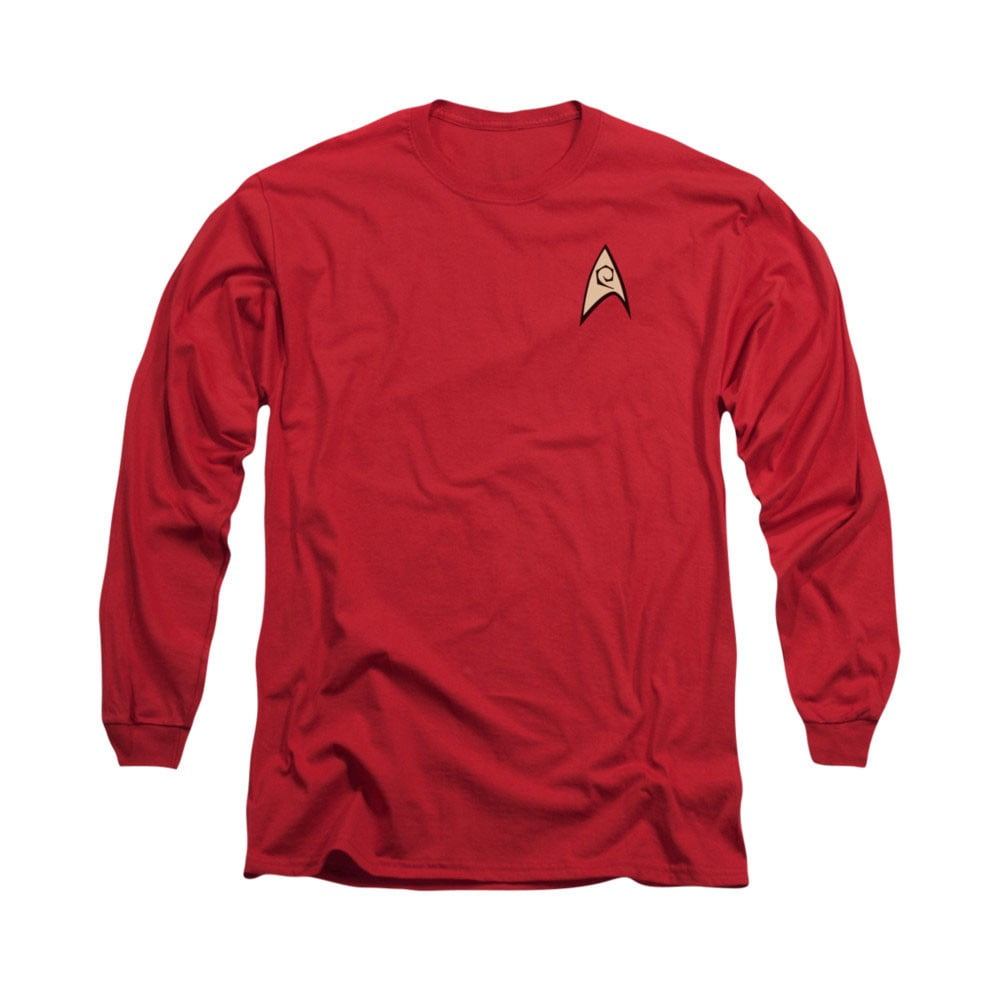 Star Trek Men's Engineering Uniform Long Sleeve Medium Red - Walmart.com