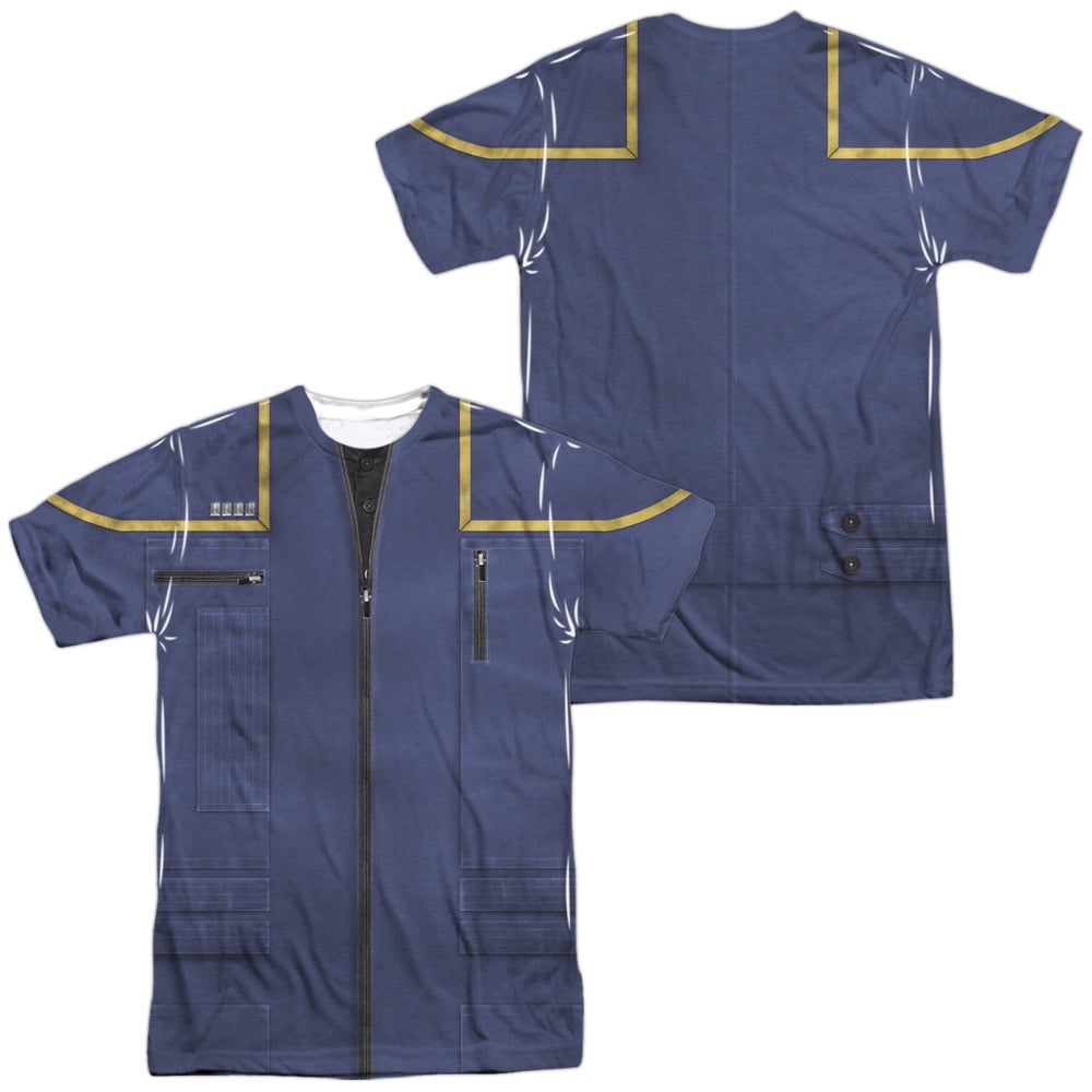 Star Trek Enterprise Command Uniform Unisex Adult Sublimated Costume T ...