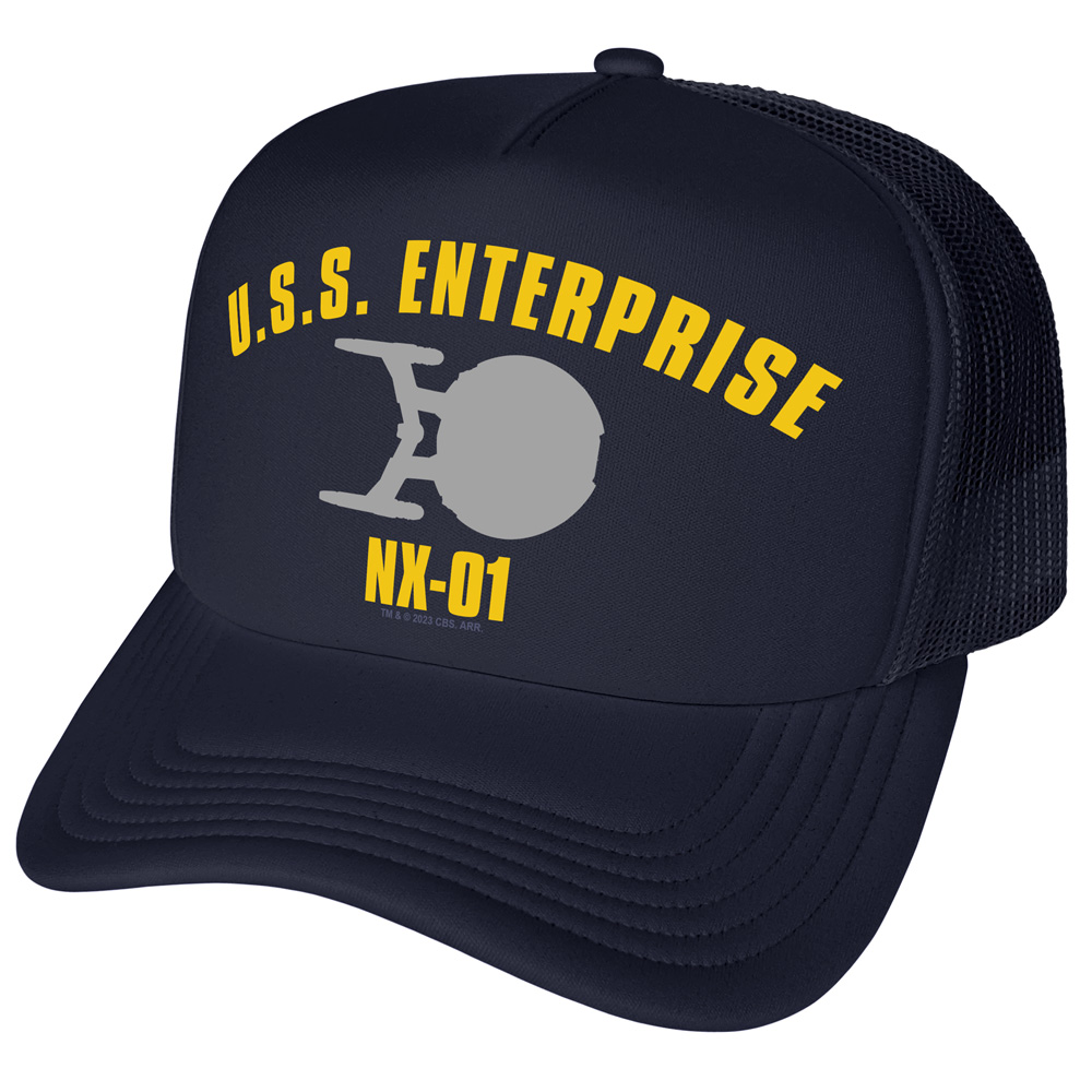 Star Trek: Enterprise (Series) Enterprise Nx-01 Foam Snapback Trucker ...