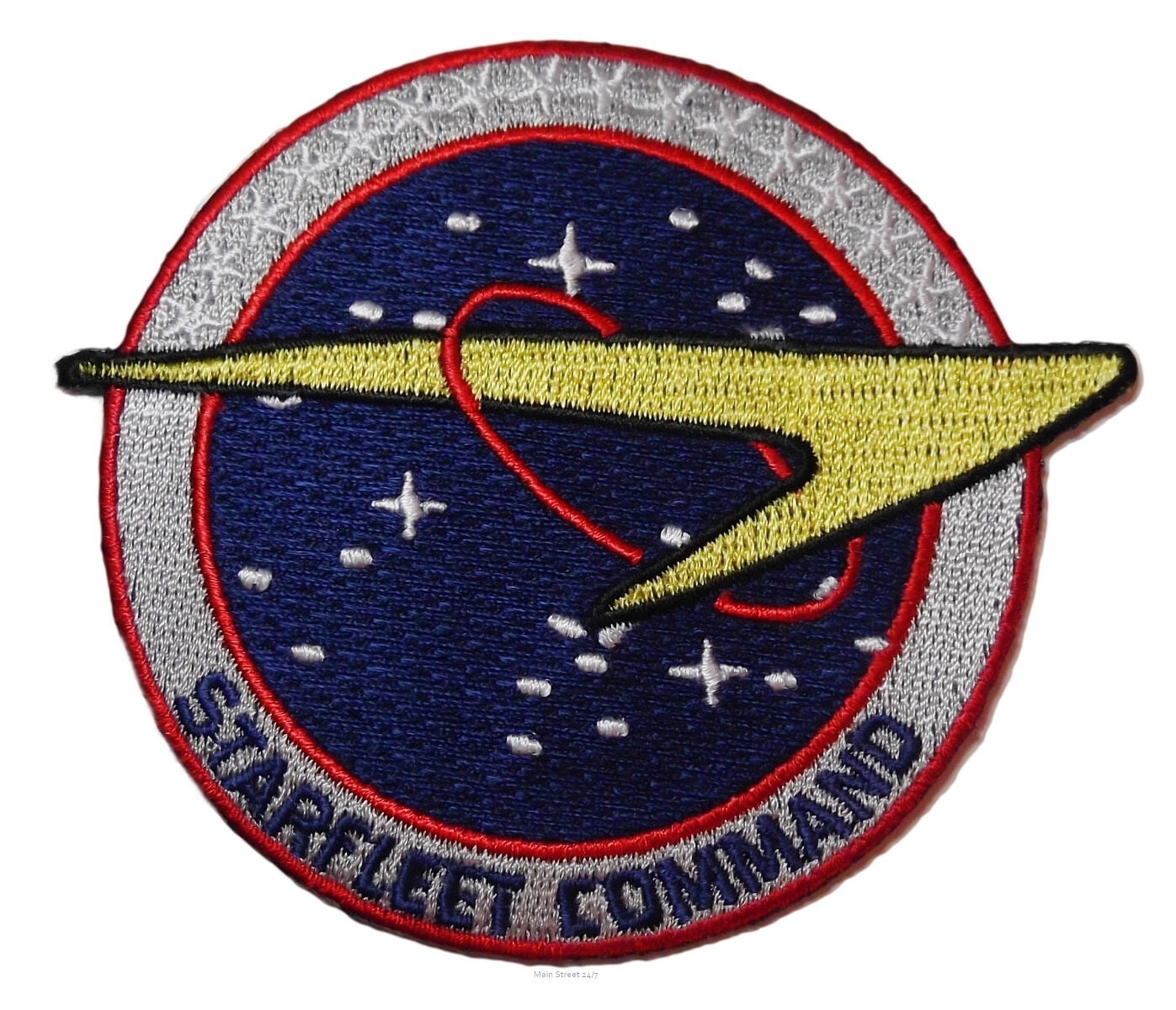 Star Trek Enterprise TV Series Starfleet Command 3 3/4" Wide Patch - Walmart.com
