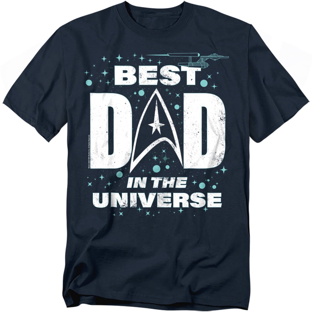 Star Trek T-Shirt Father'S Day Best Dad In The Universe Unisex Graphic ...