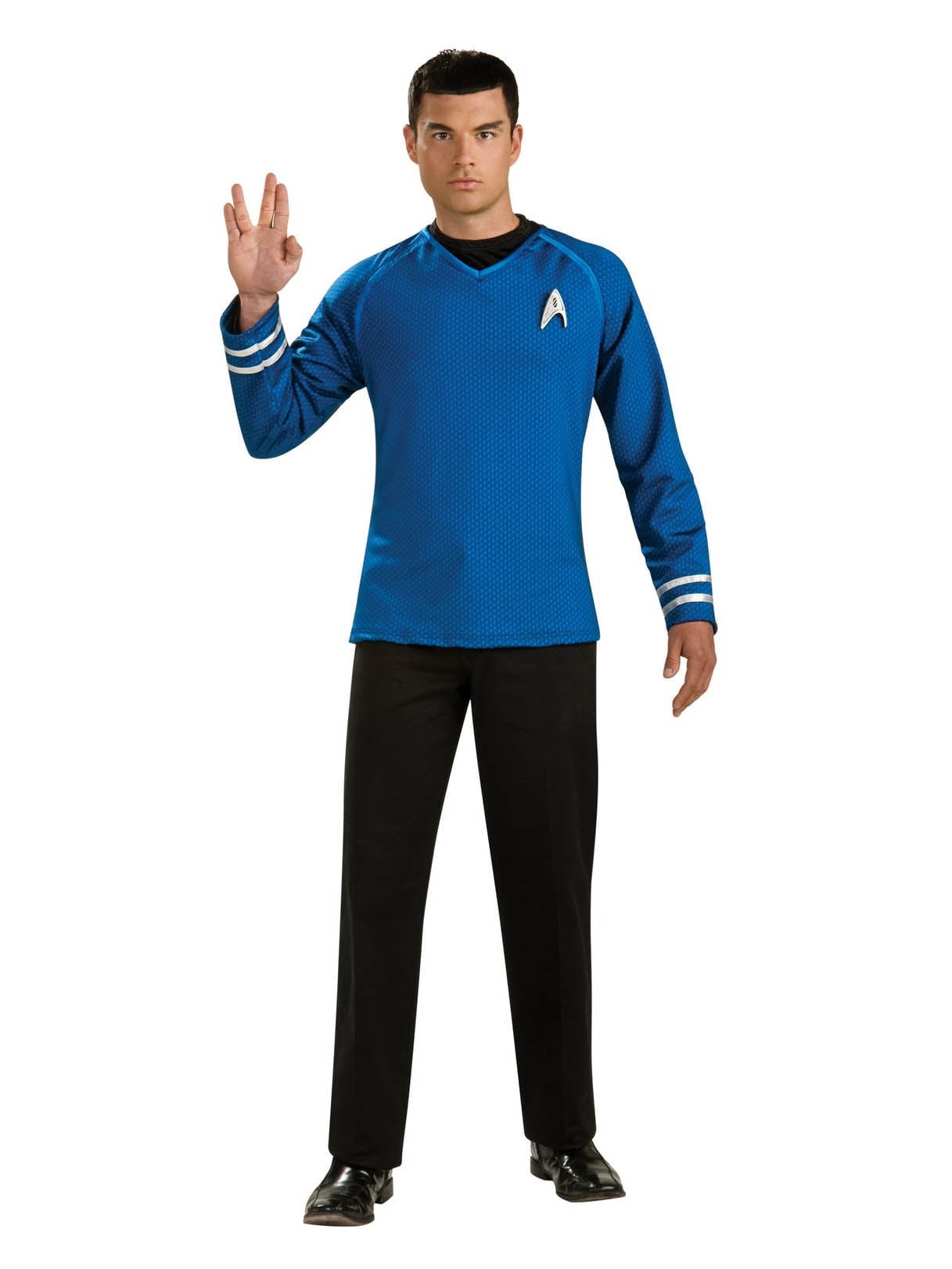 Star Trek Grand Heritage Spock Costume Top for Men by Rubies, Small ...