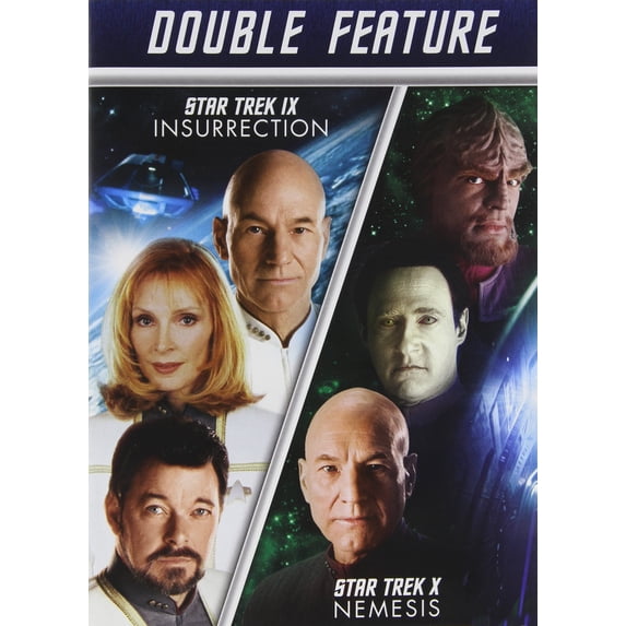 Star Trek IX: Insurrection / Star Trek X: Nemesis (DVD) - Walmart.com