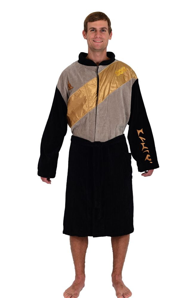 Star Trek The Next Generation Klingon Men's Bathrobe Costume Robe ...