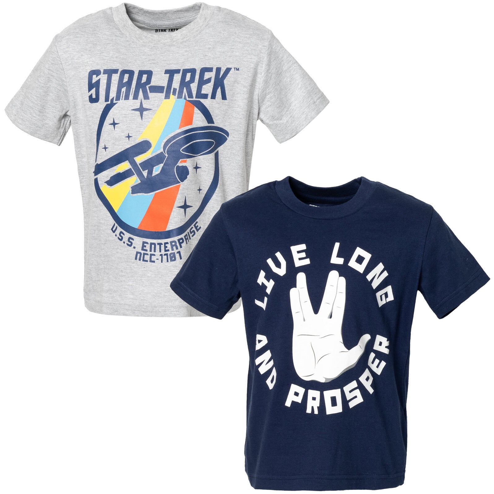 Star Trek Little Boys 2 Pack T-Shirts Little Kid to Big Kid - Walmart.com