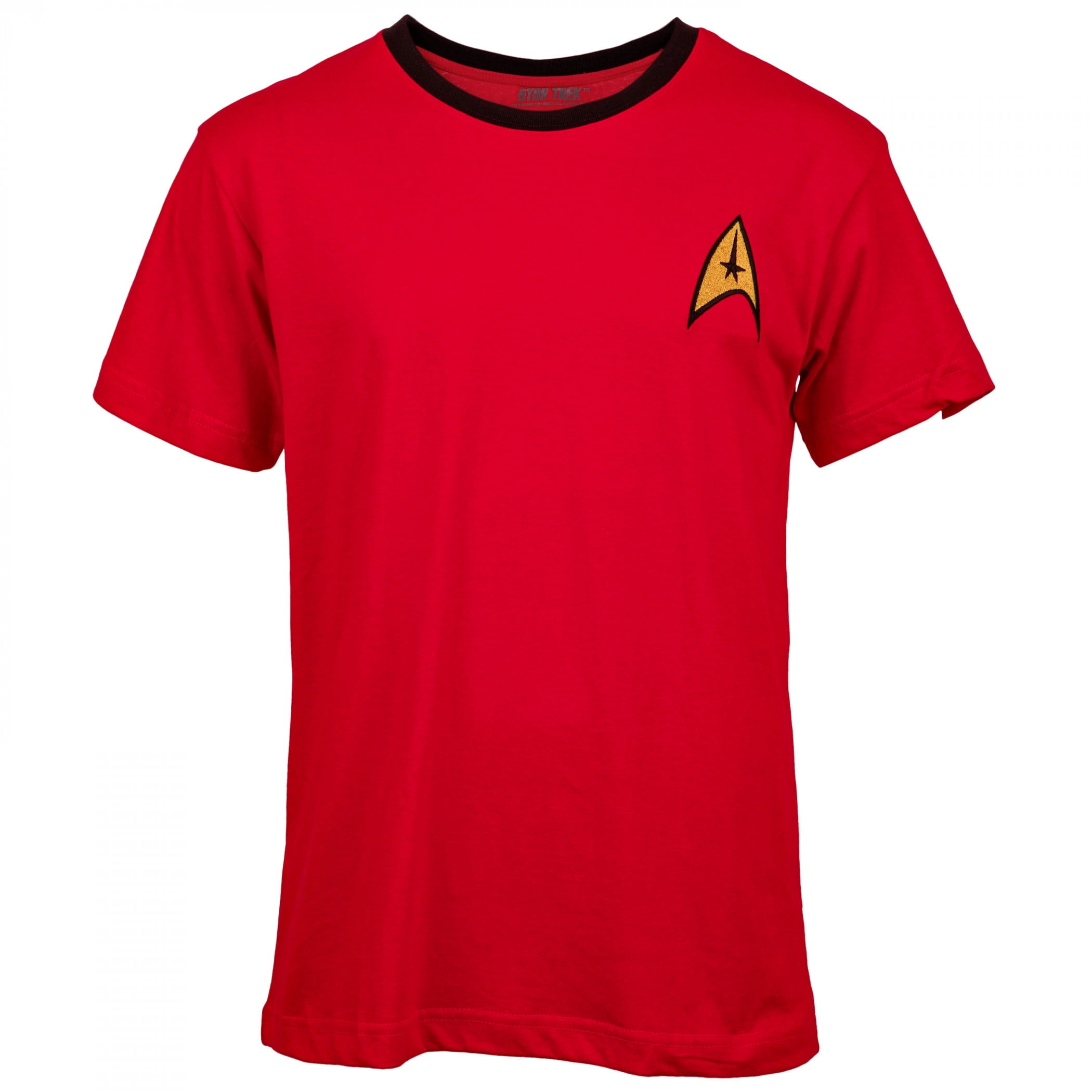Star Trek 869097-xlarge Men Security Guards Decal T-Shirt, Red - Extra ...